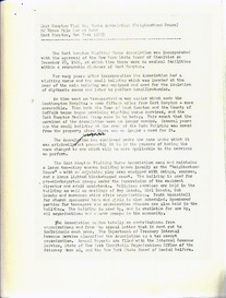 Organizational History, c. 1979-1980