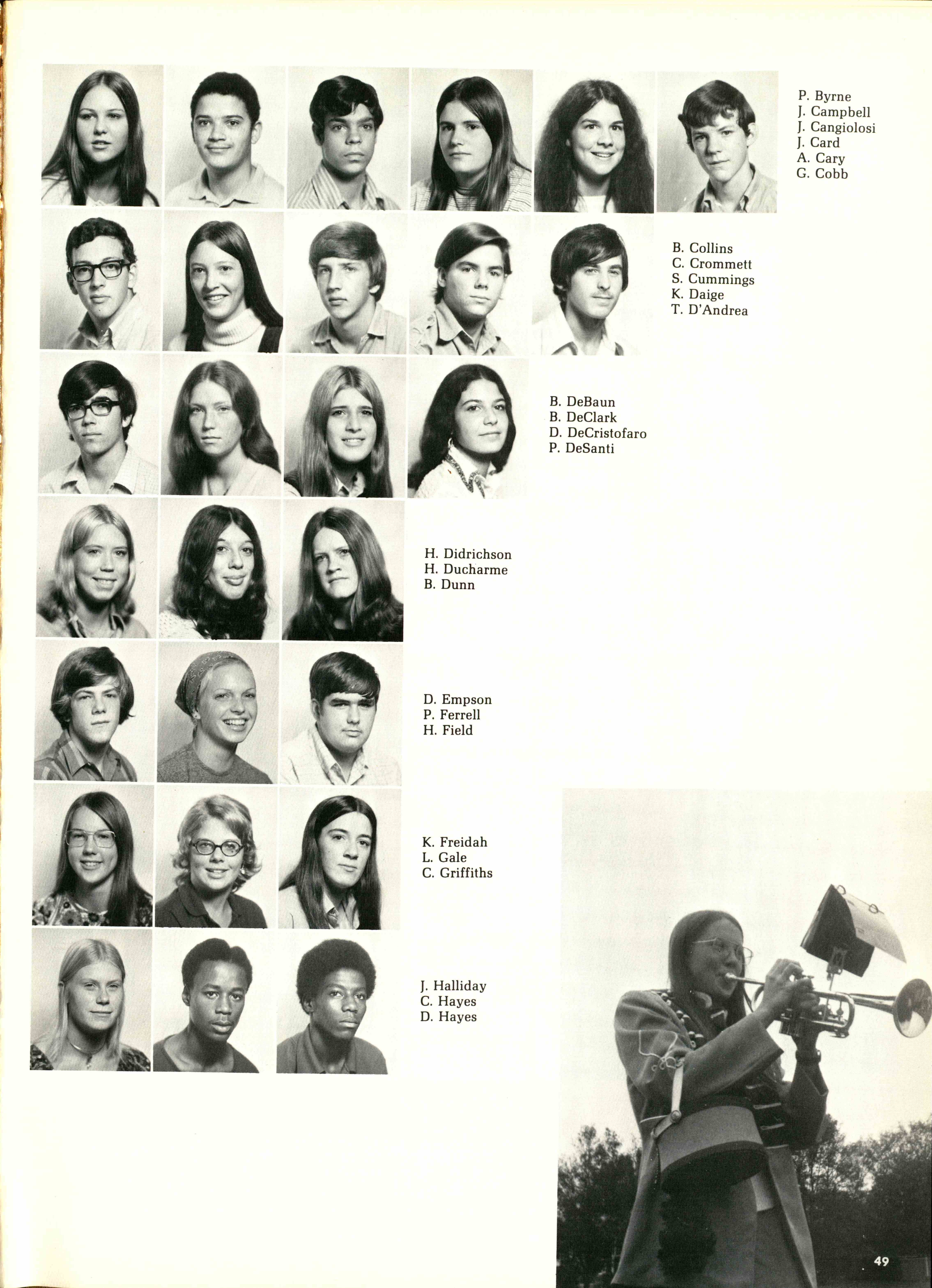East Hampton High School Yearbook, 1972