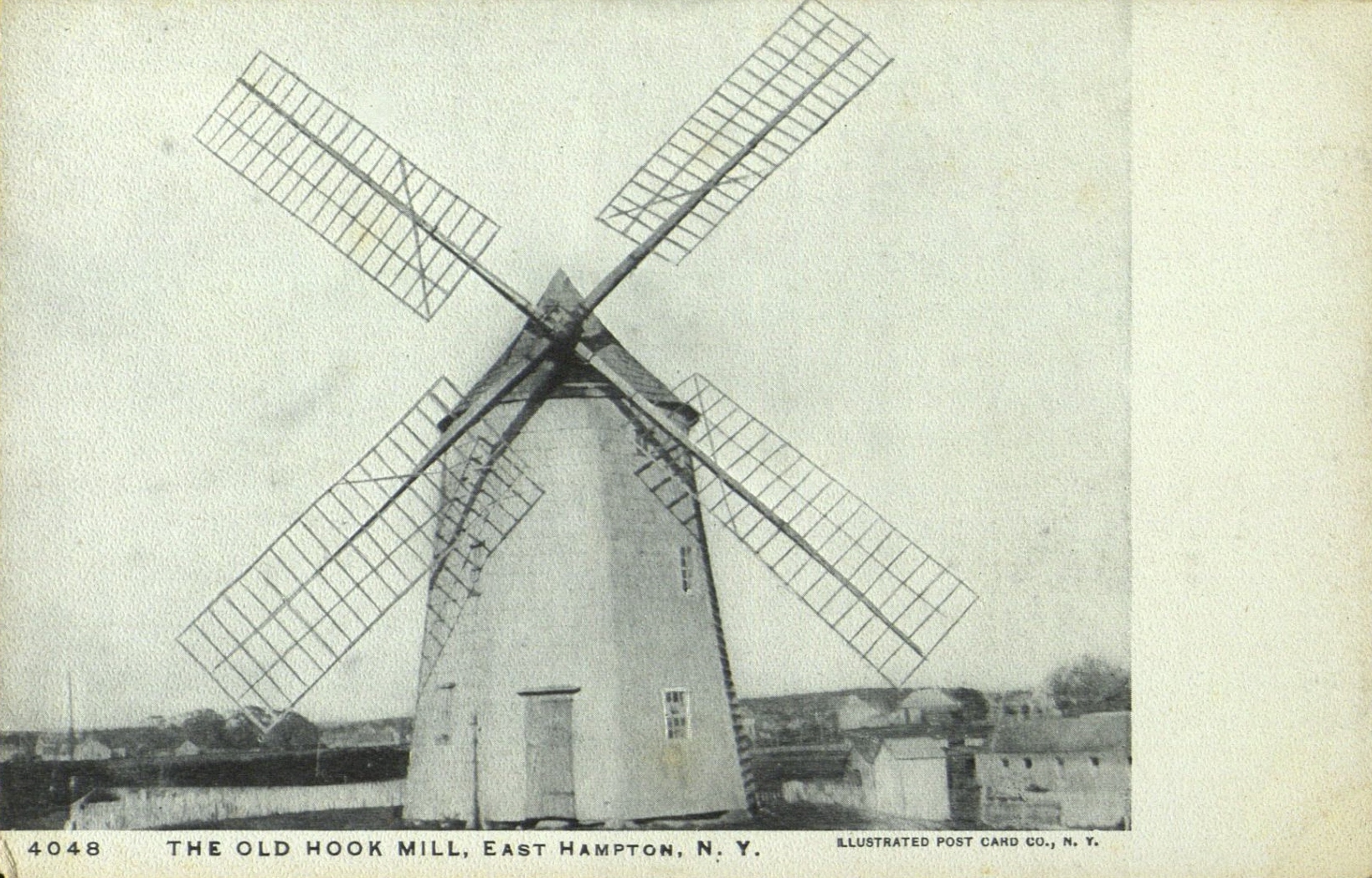 Old Hook Mill, East Hampton, L.I. postcard image