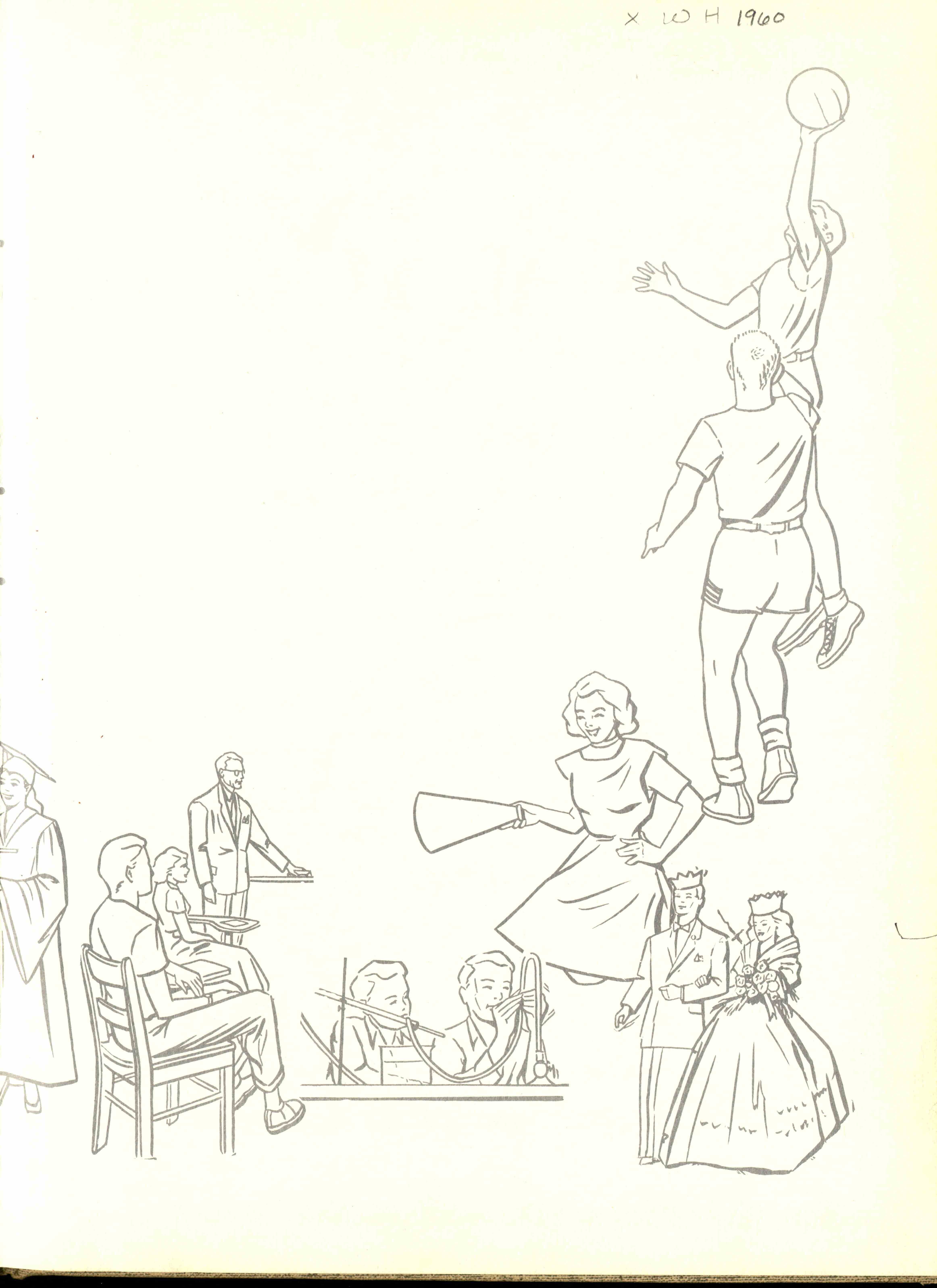 East Hampton High School Yearbook, 1960