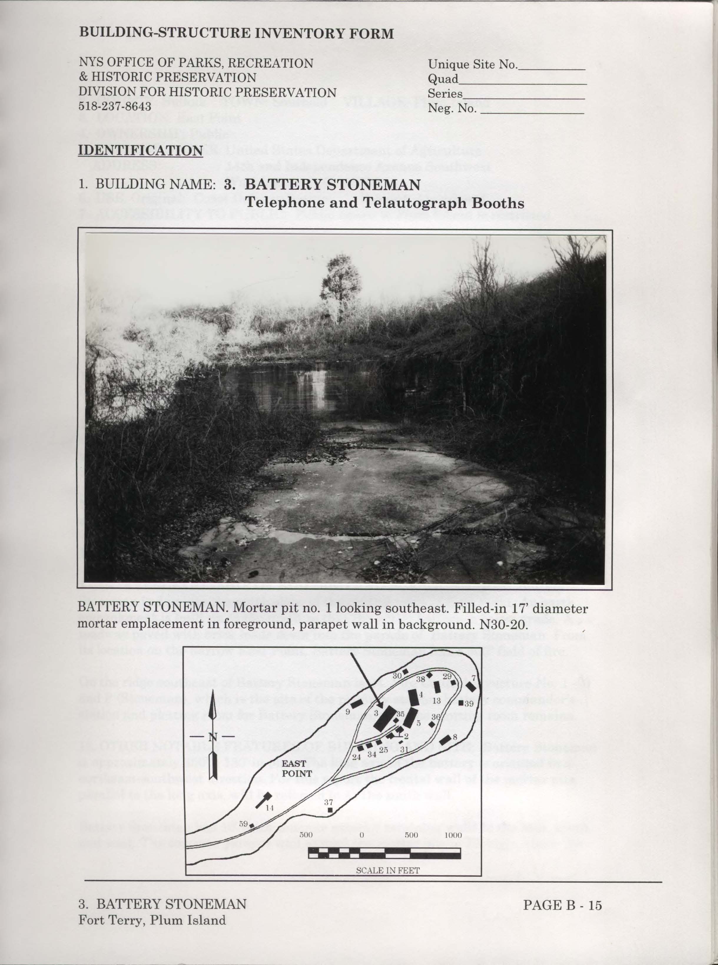 Historic Resources Survey: Plum Island, New York: Volume 3/Appendix B