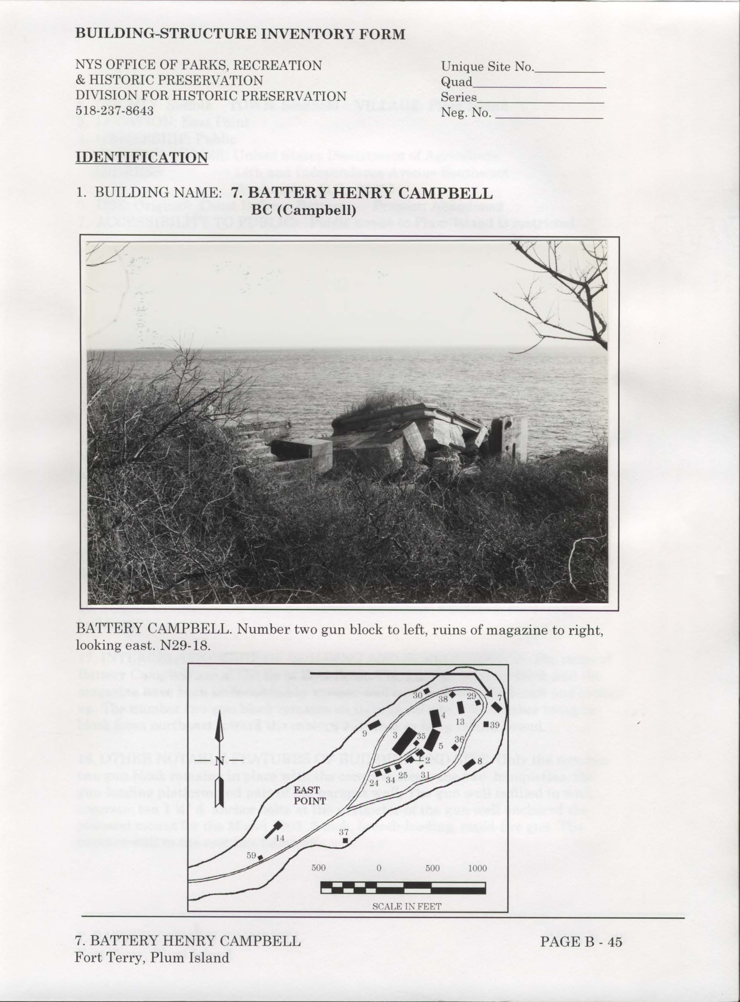 Historic Resources Survey: Plum Island, New York: Volume 3/Appendix B