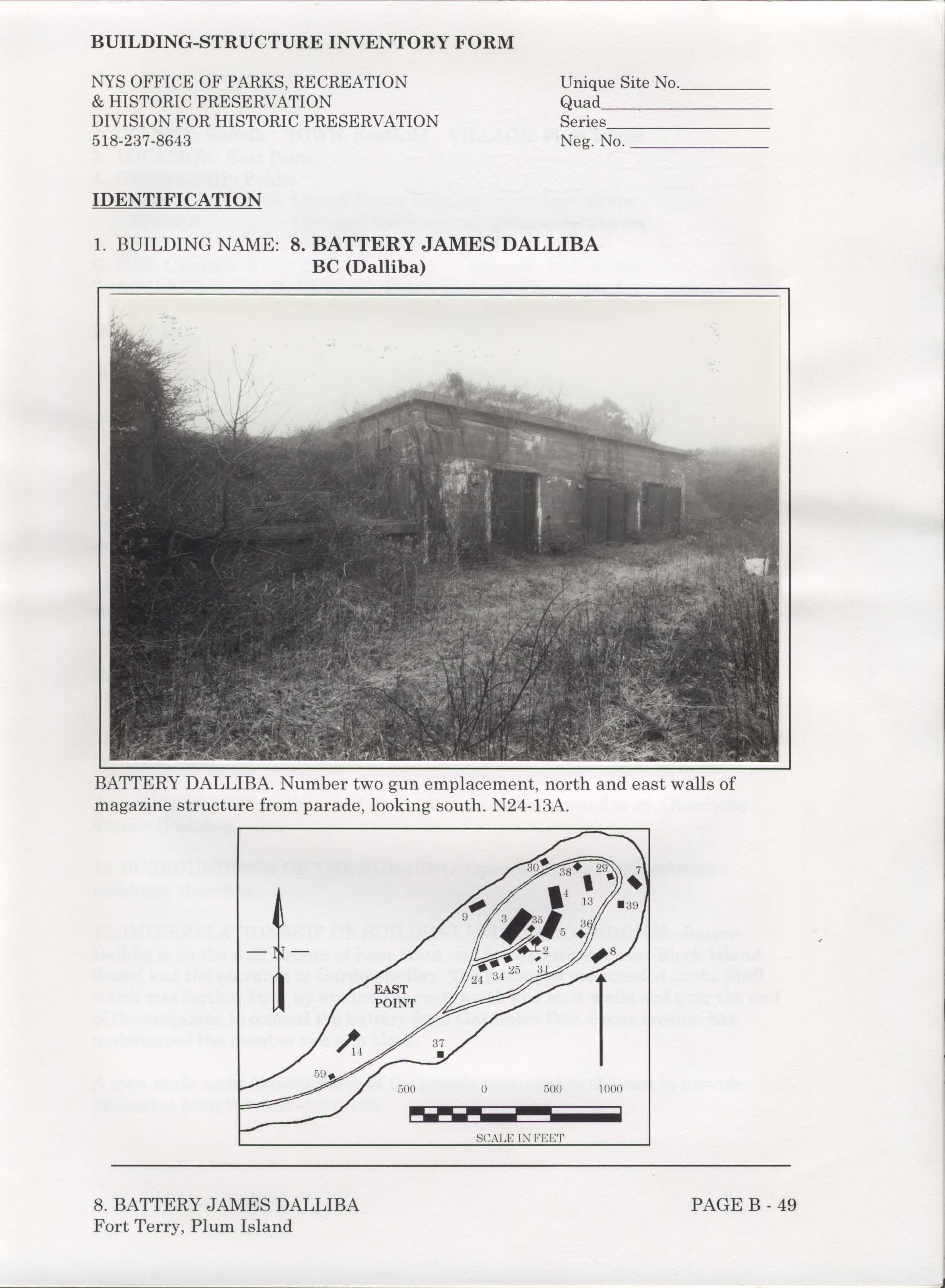 Historic Resources Survey: Plum Island, New York: Volume 3/Appendix B