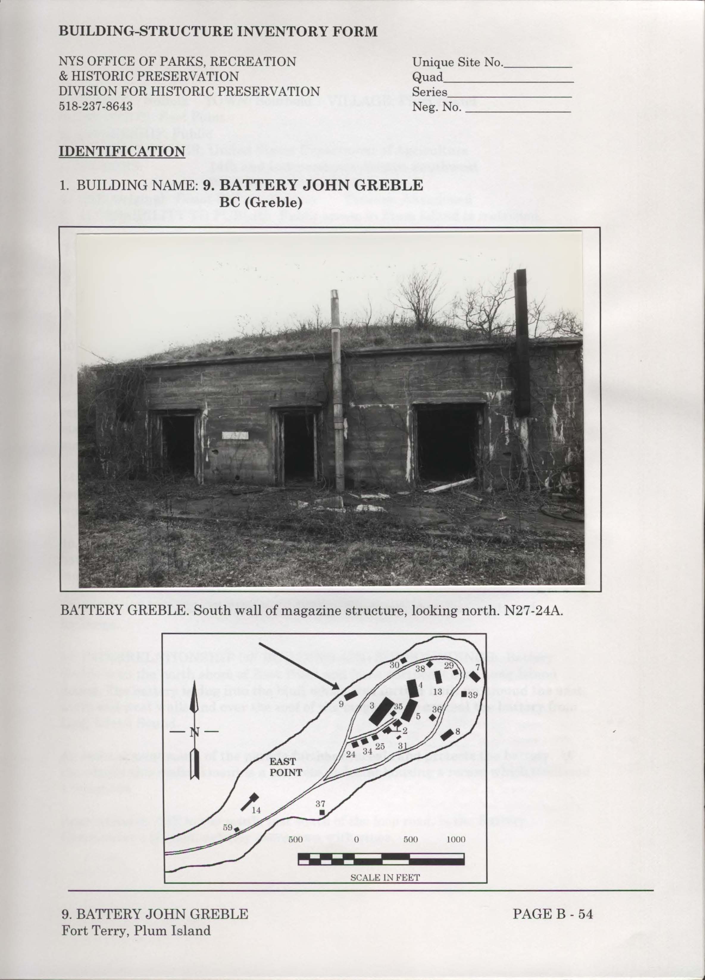 Historic Resources Survey: Plum Island, New York: Volume 3/Appendix B