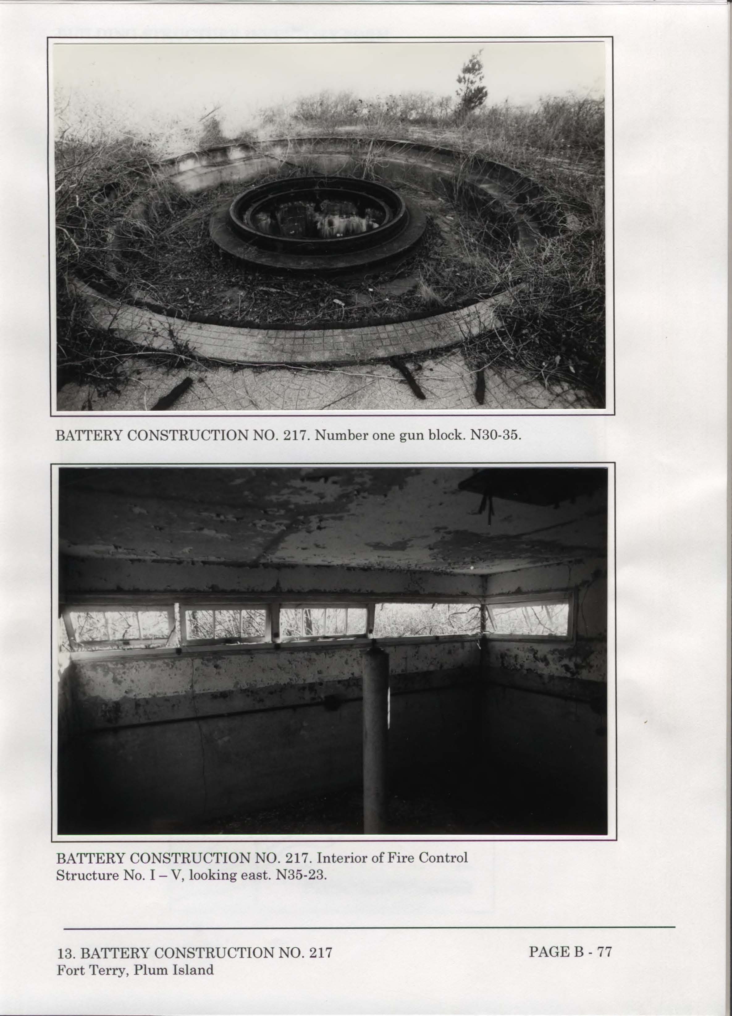 Historic Resources Survey: Plum Island, New York: Volume 3/Appendix B