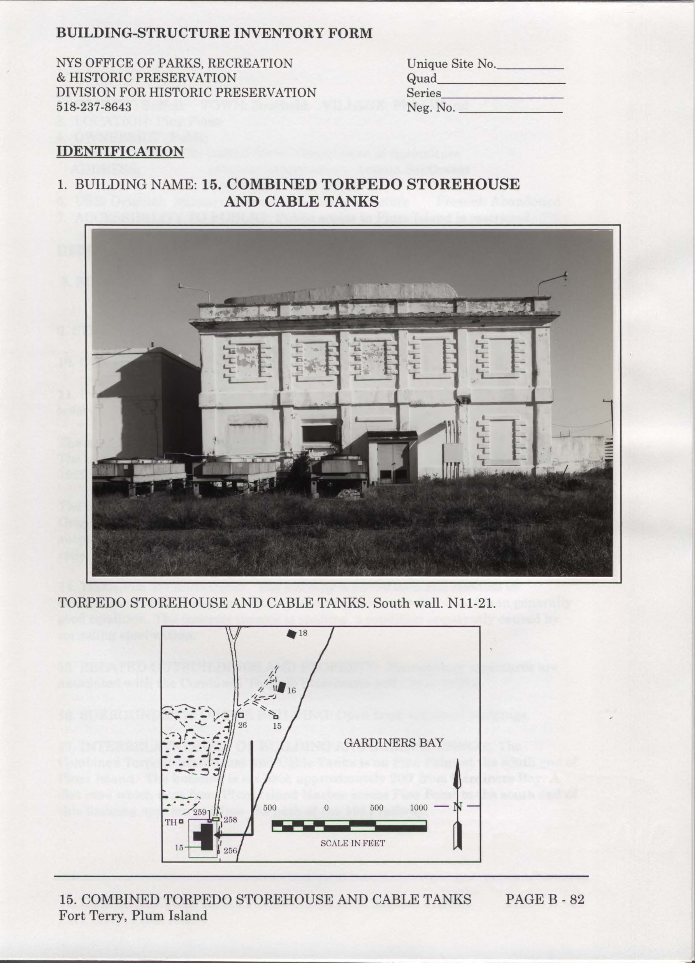Historic Resources Survey: Plum Island, New York: Volume 3/Appendix B