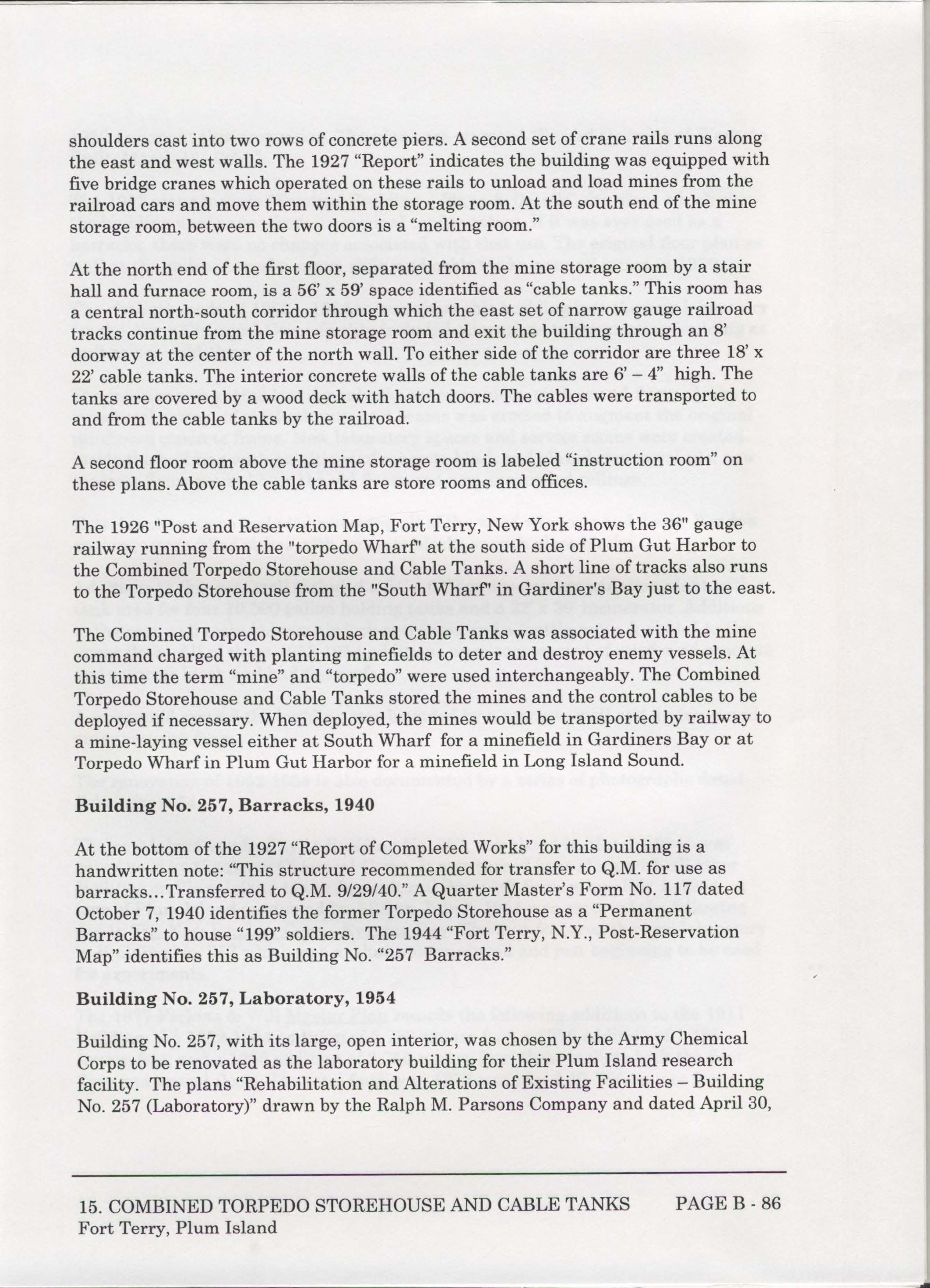 Historic Resources Survey: Plum Island, New York: Volume 3/Appendix B