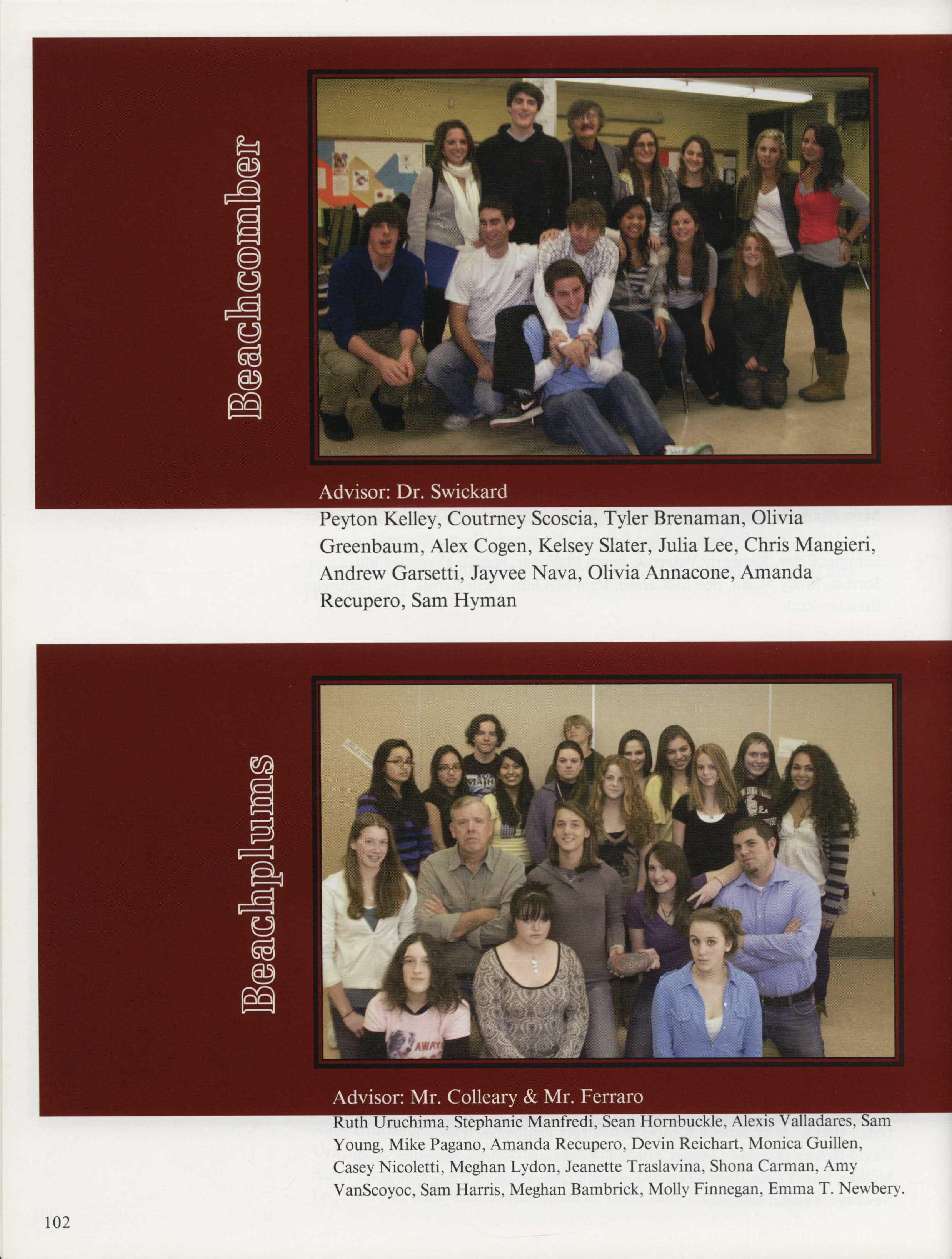 Tideline Yearbook East Hampton High School, 2009