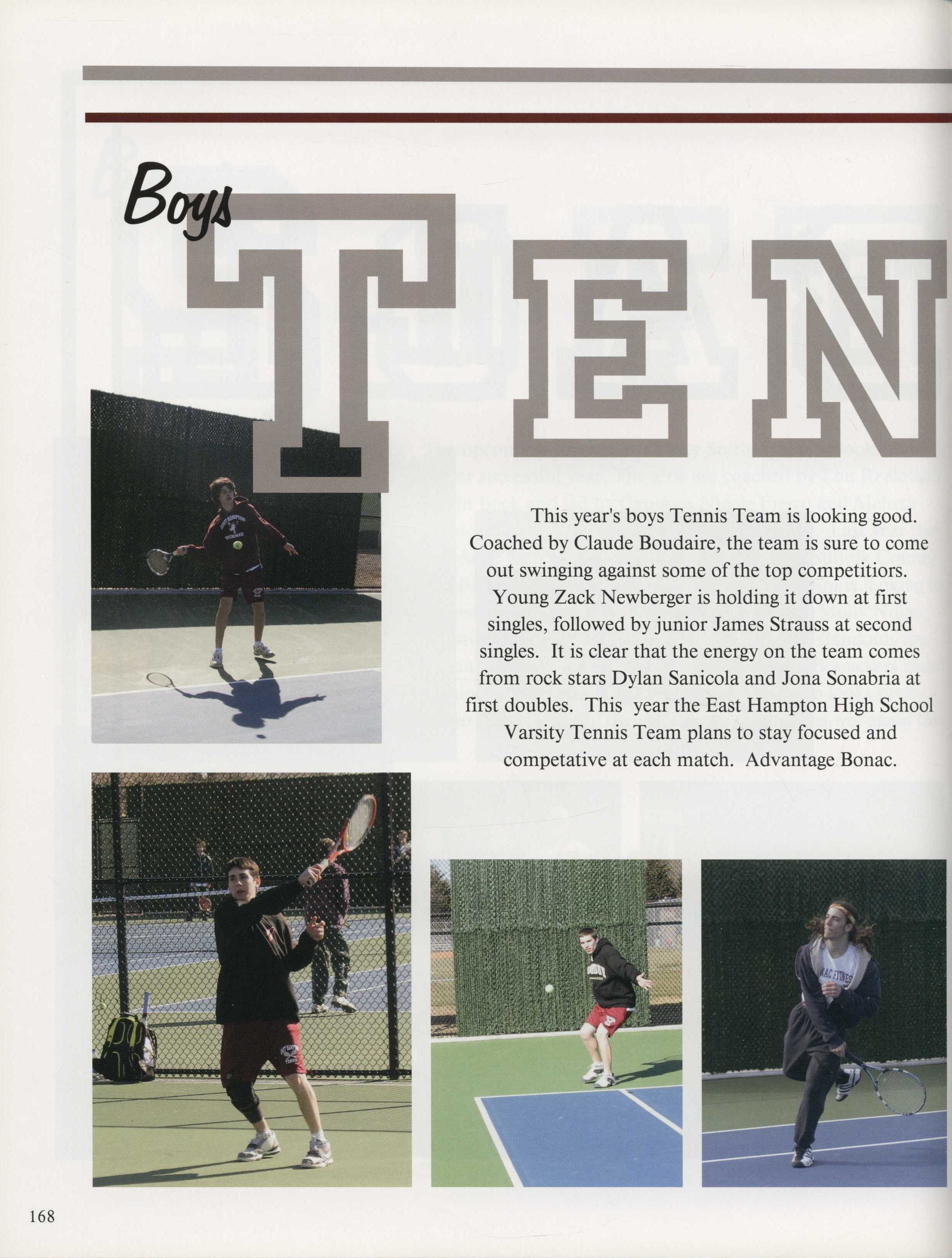 Tideline Yearbook East Hampton High School, 2009