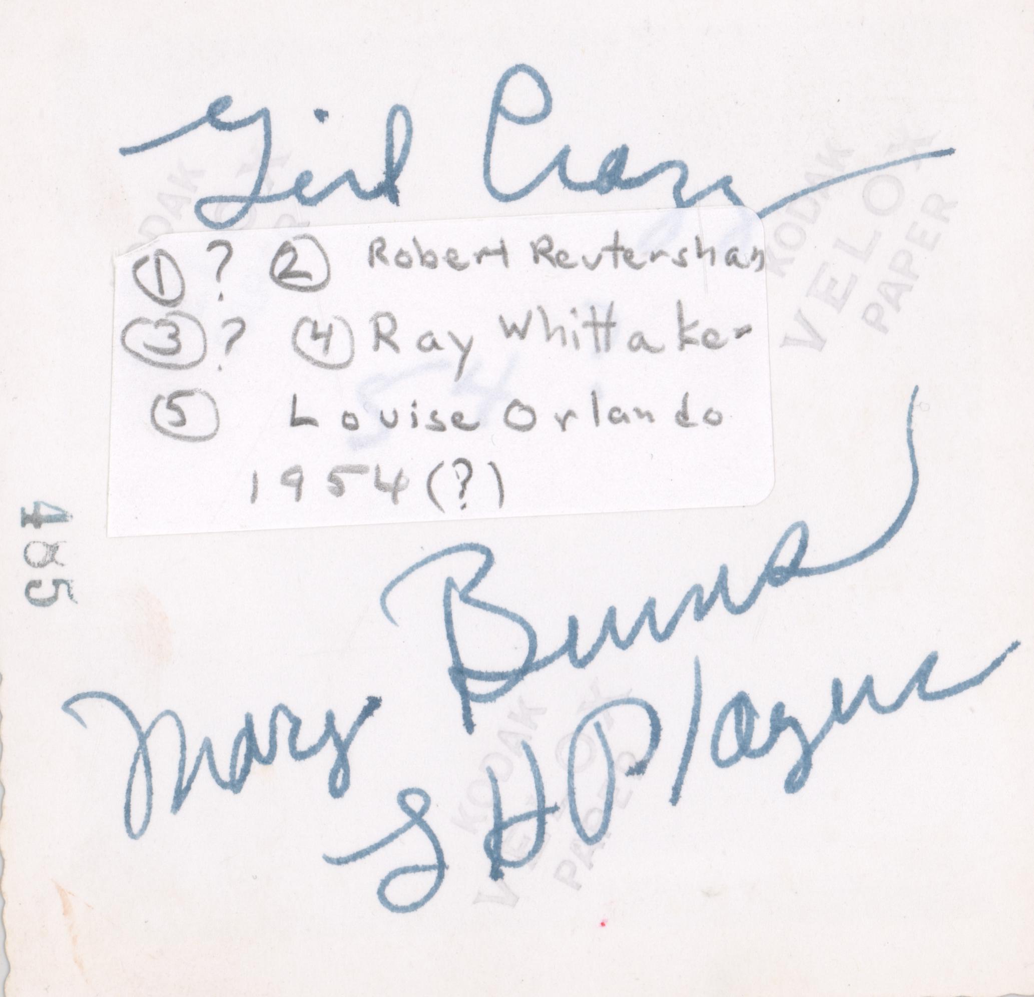 Robert Reutershan, Ray Whittaker, and Louis Orlando in Production of ...