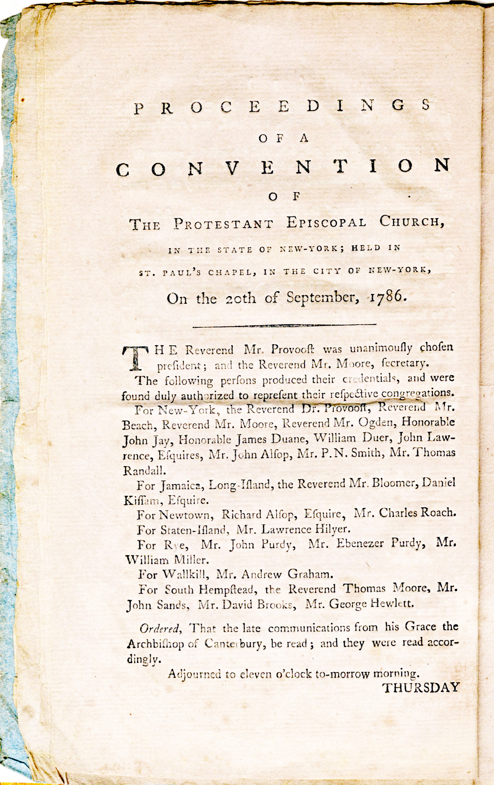 Proceedings of the convention of the Protestant Episcopal Church, in ...