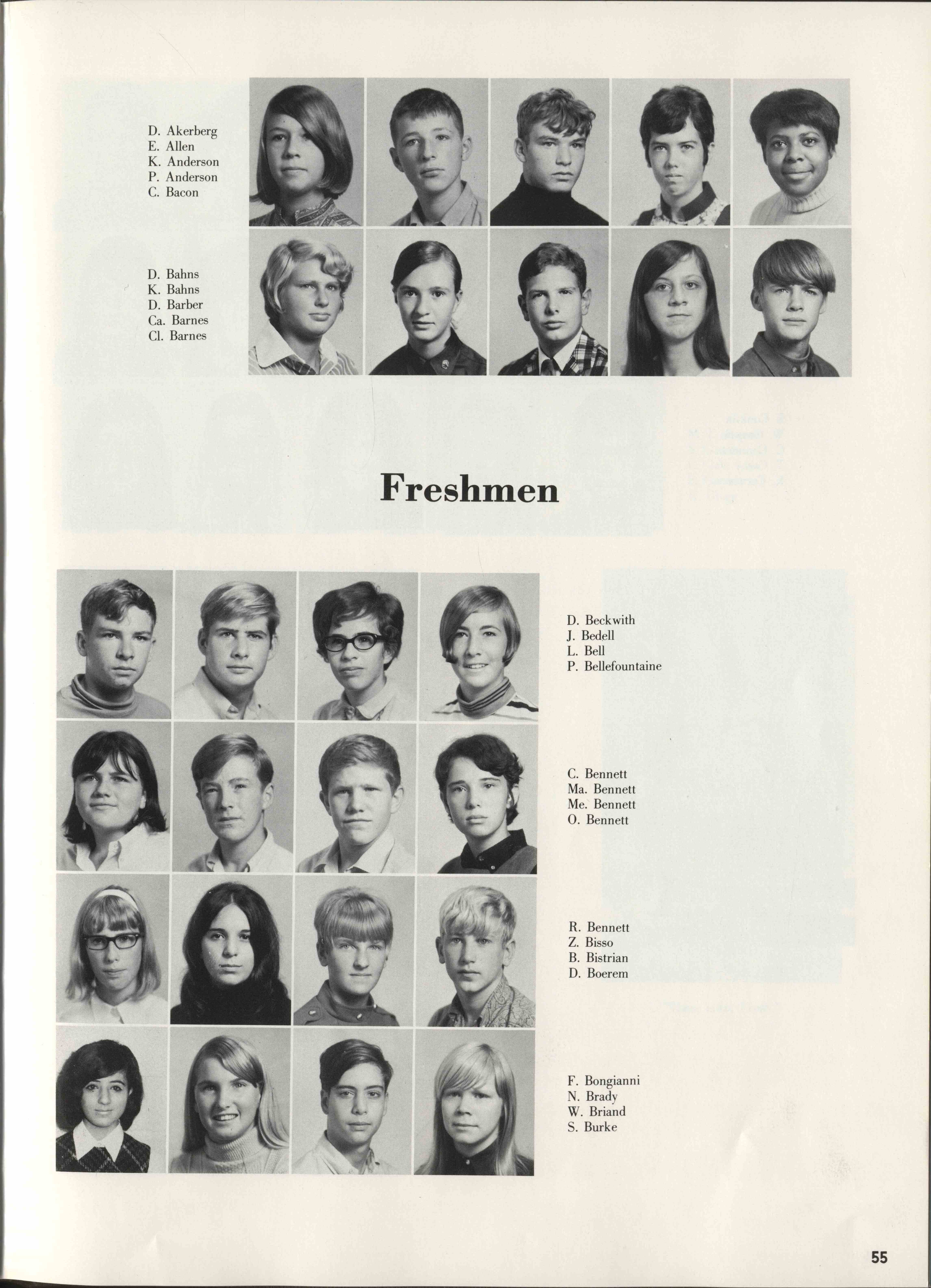 East Hampton High School Yearbook, 1969