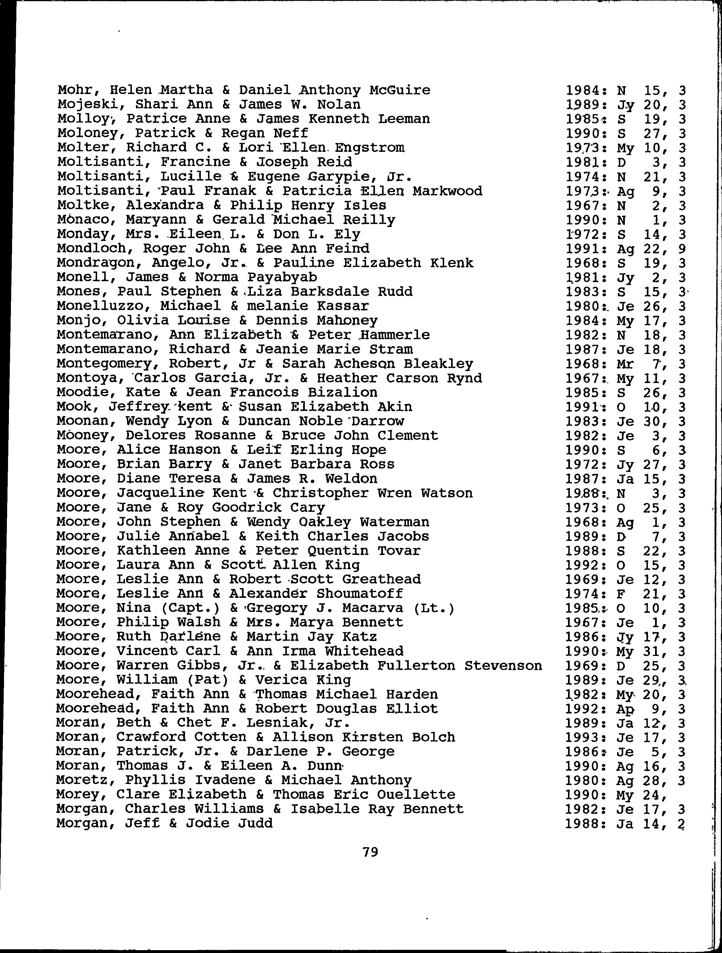 Index to Marriages in the East Hampton Star, Supplement Two, 1966-1993