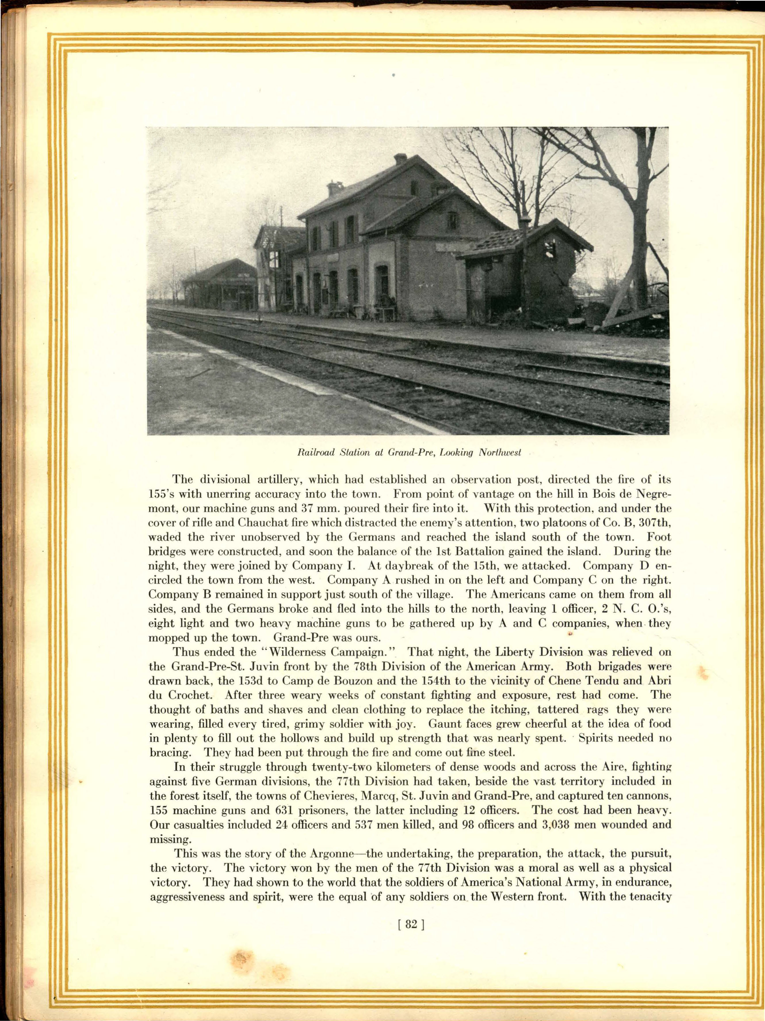 History of the 77th Division, 1919