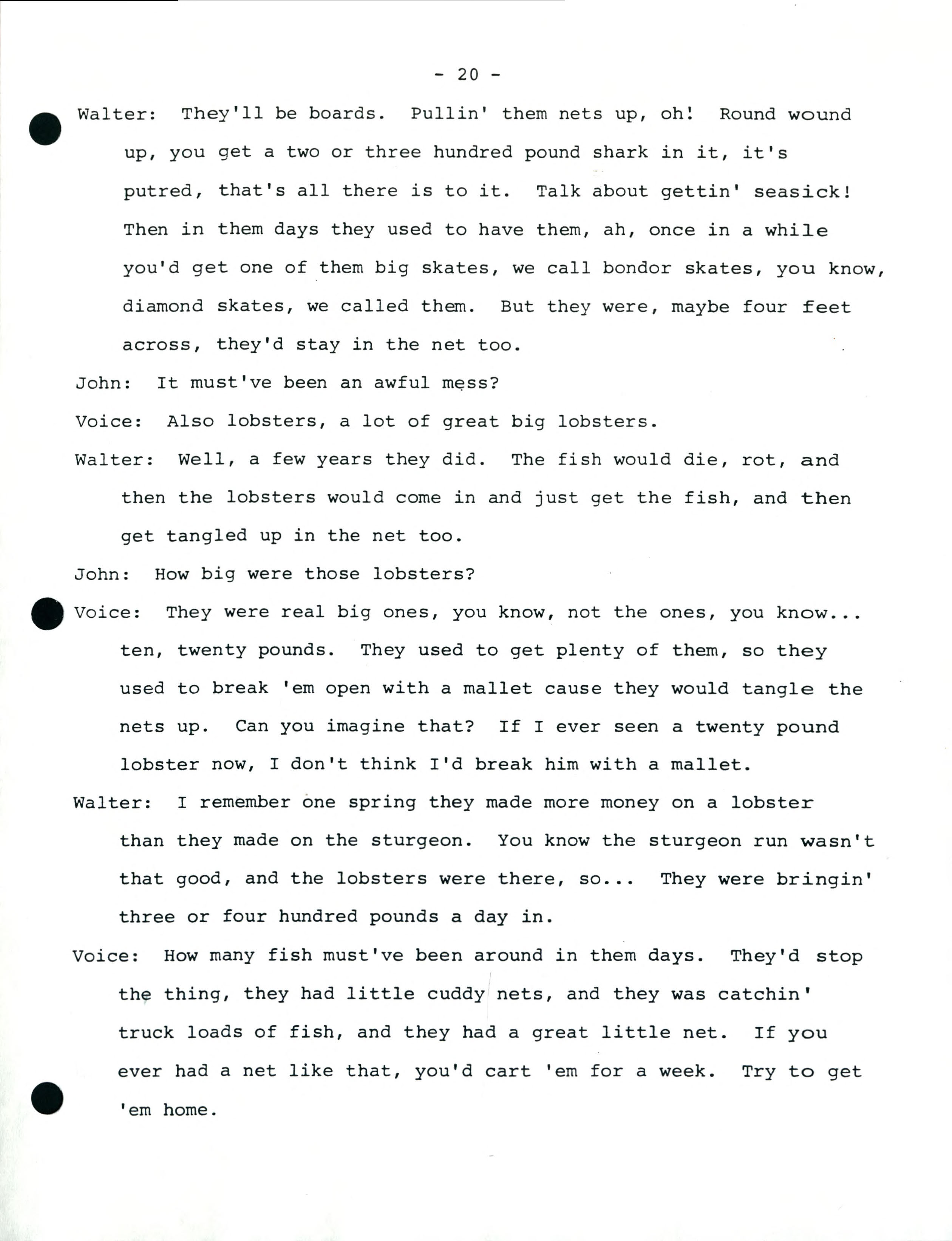 Interview with Walter Bennett, Tape 1089-B, November 17, 1983