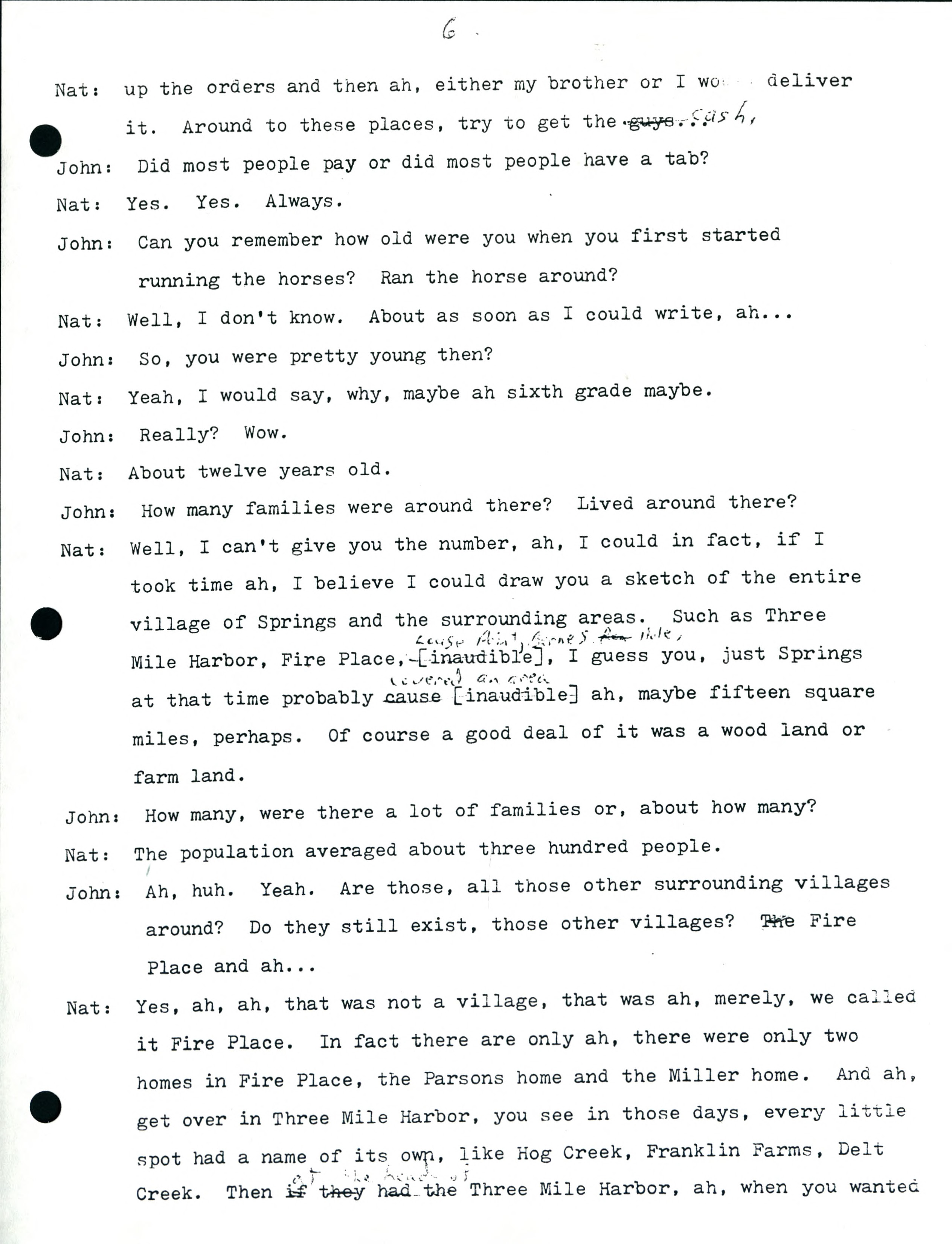 Interview with Nat Smith, July 4, 1981, Tape A-102